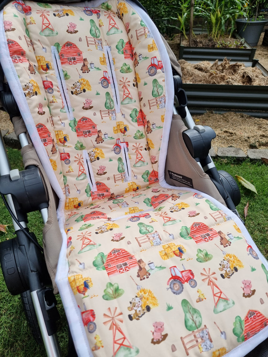Pram Liner - Farmer Beige – Mialie Designs