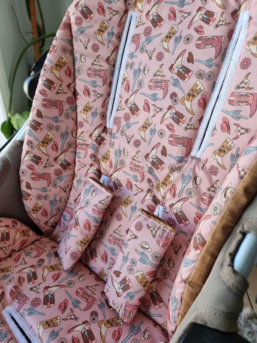 Pram Liner - Country Western Girl – Mialie Designs